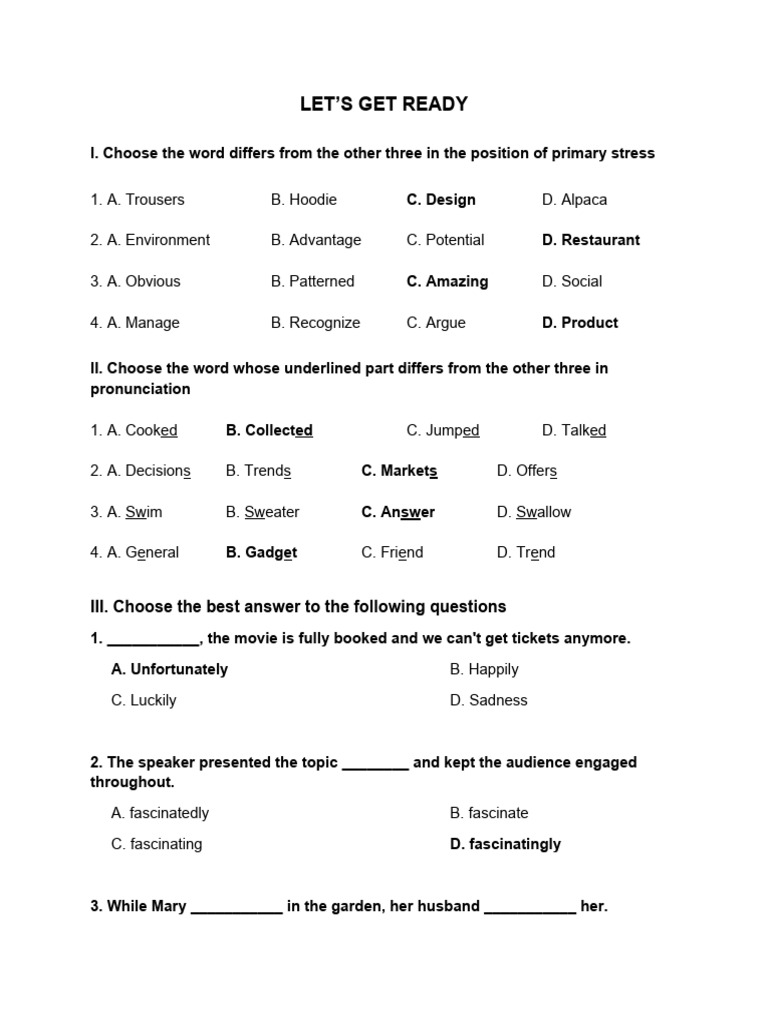 English Language Practice Exercises | PDF | Language Arts & Discipline