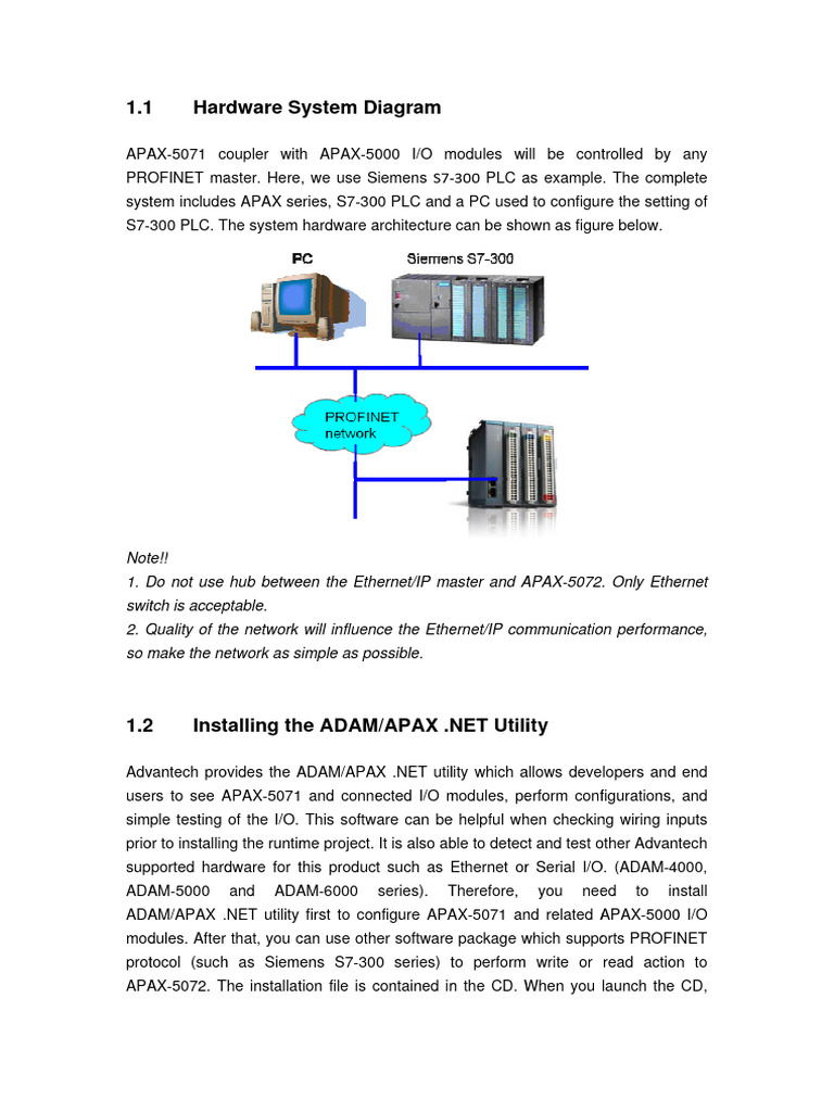 APAX 5071 Startup | PDF