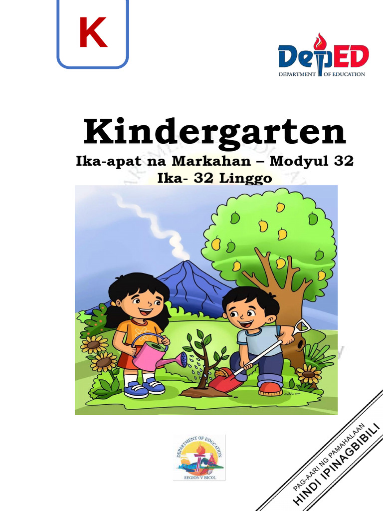 Final Kindergarten Week 32 Q4 Colored | PDF