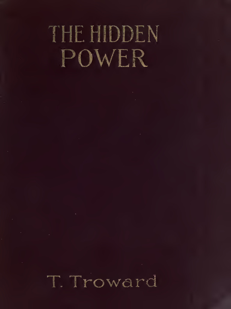 The Hidden Power, and Other Papers On Mental Science | PDF | Philosophy