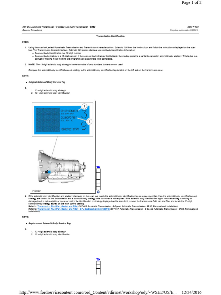 6R80 Transmission Identification | PDF | Technology & Engineering