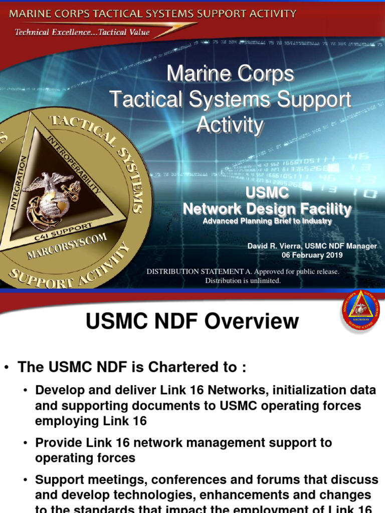 USMC NDF Link 16 Network Overview | PDF | Software Testing | United ...