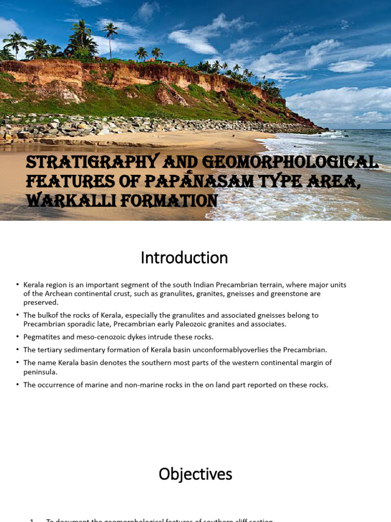 Project Varkala | PDF | Sedimentary Rock | Clastic Rock