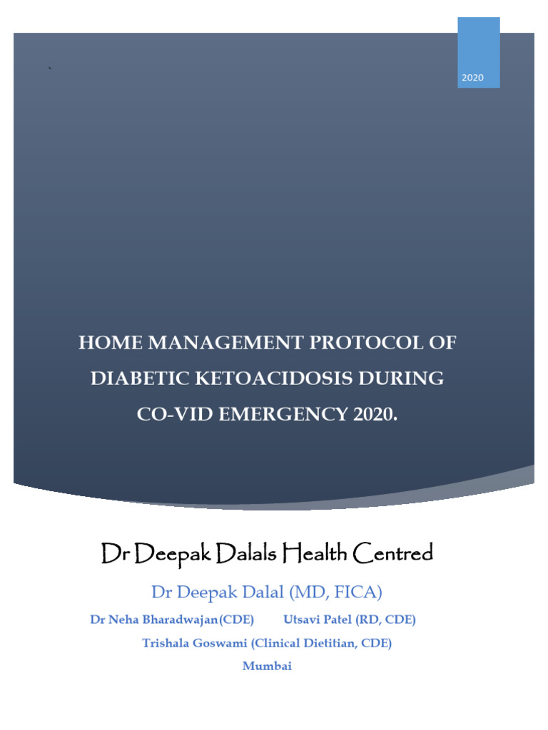 DKA Protocol | PDF | Insulin | Vegetables