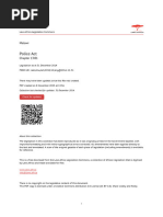 Belize Police Act 2020 Overview | PDF | Arrest | Police