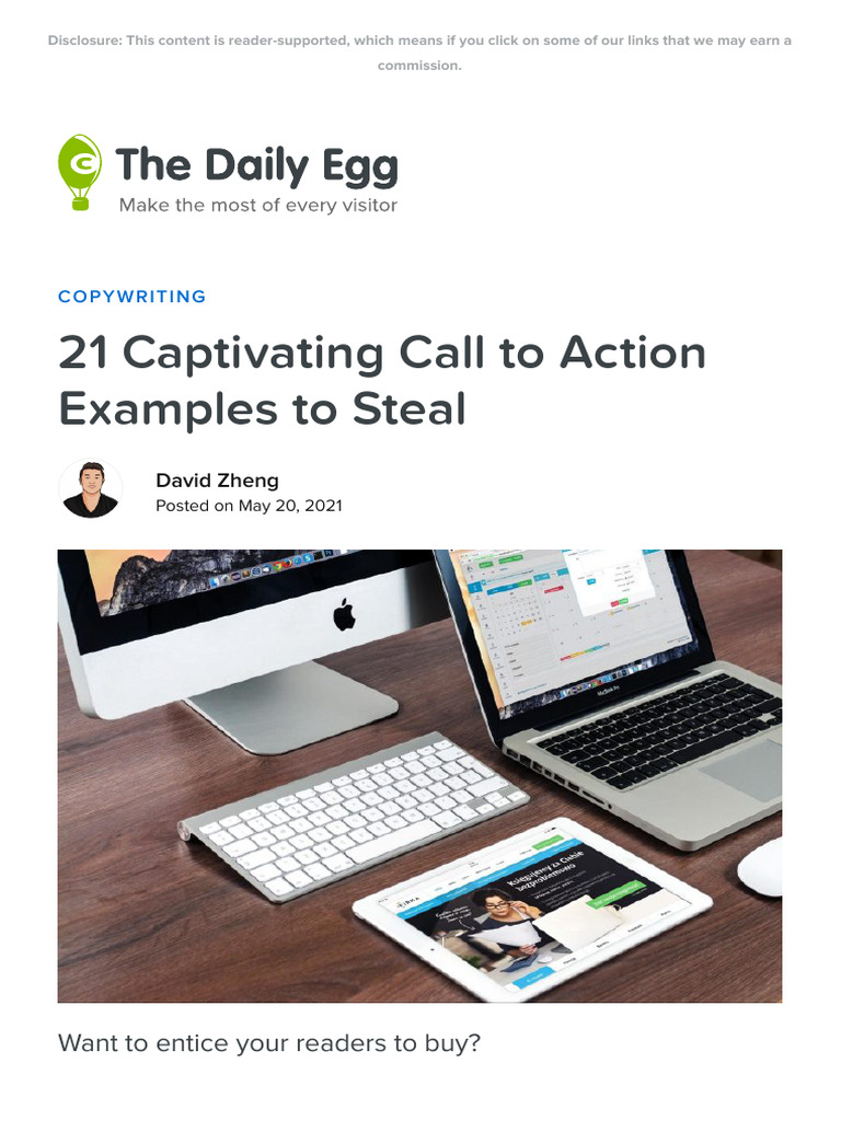 21 Call To Action Examples in Writing and 3 Rules For Effective CTAs ...