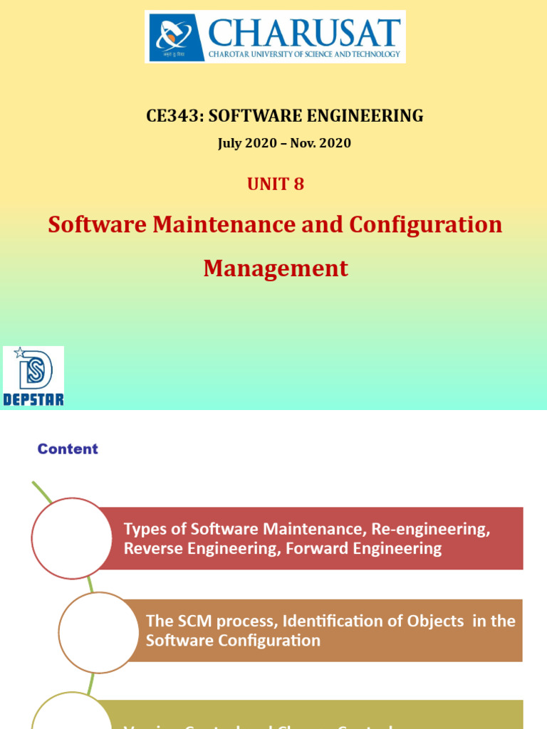Chapter-08-Software Maintenance and Configuration Management | PDF | Business | Technology ...