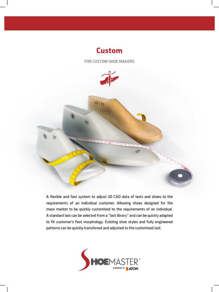 Shoemaster-Atom Custom - Eng (2 Pages) | PDF