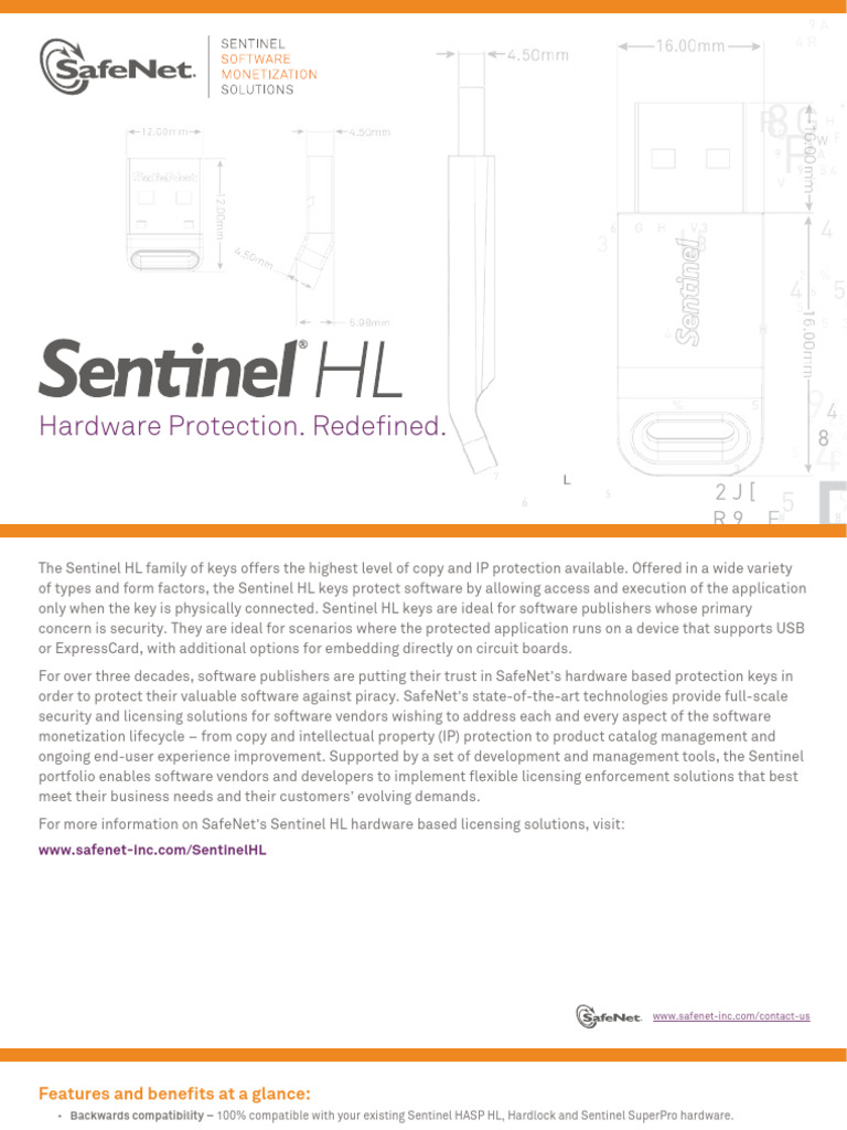Sentinel HL Max Board Form Factor | PDF | Technology & Engineering