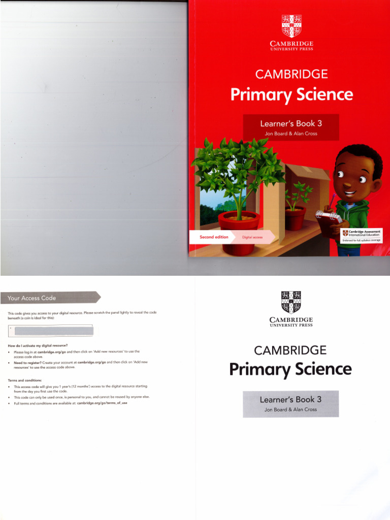 Cambridge Primary Science Learner's Book 3 With Digital Access (1 Year ...