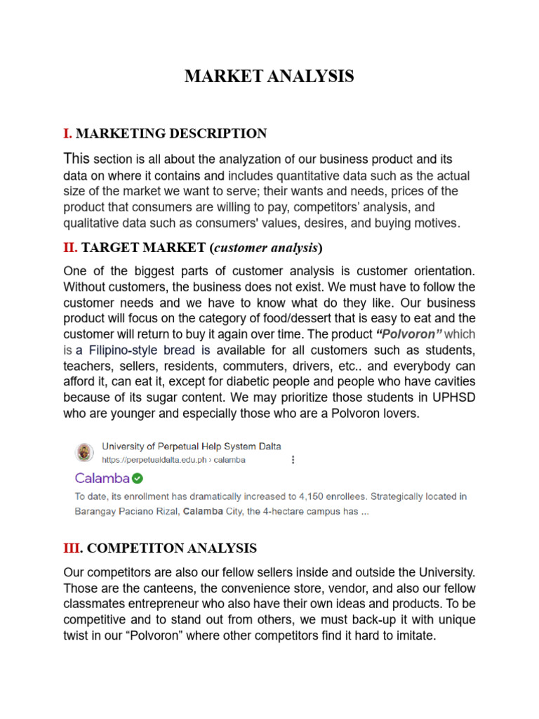 Market - Analysis (Frank) | PDF | Marketing | Customer