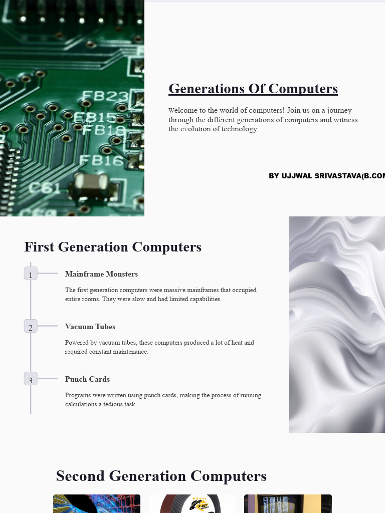 Generations of Computers | PDF