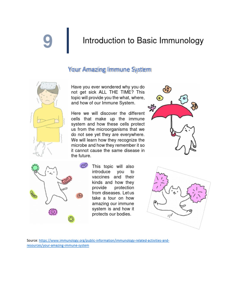 Topic 9. Introduction To Basic Immunology | PDF