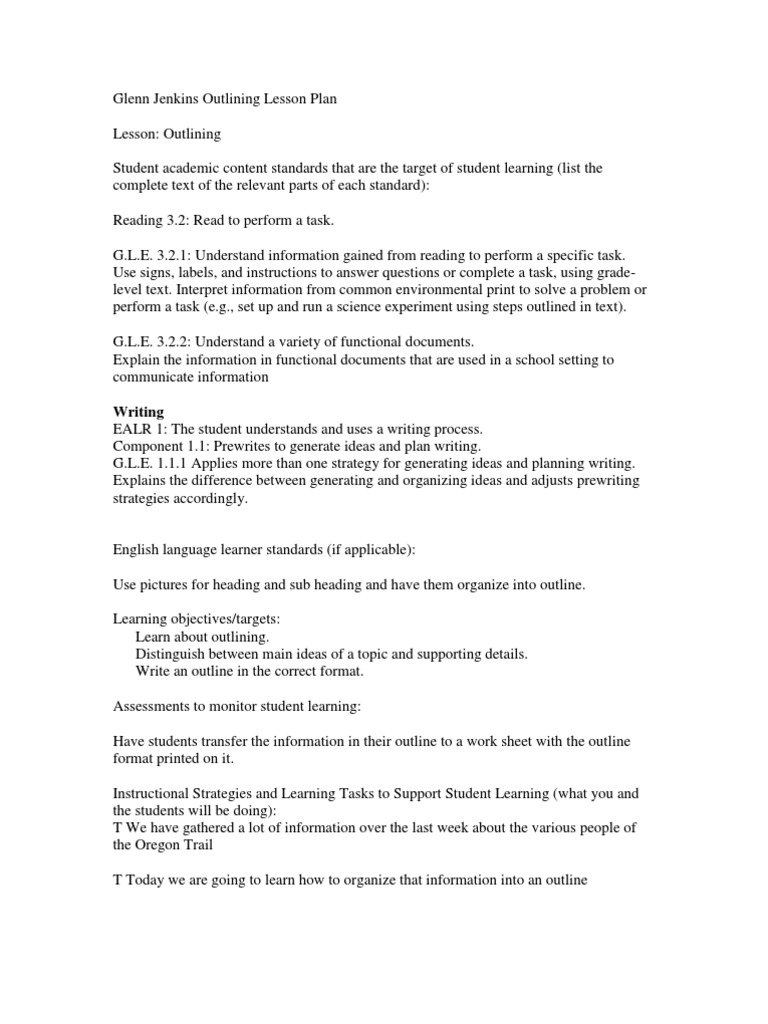 Outlining LP | PDF | Information | Applied Psychology