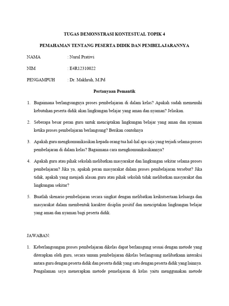 T4 5demonstrasi Kontekstual | PDF