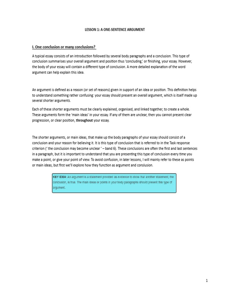 Writing Task 2 - Part 1 | PDF