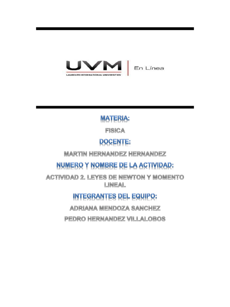 A#2. PHV | PDF | Fuerza | Fricción