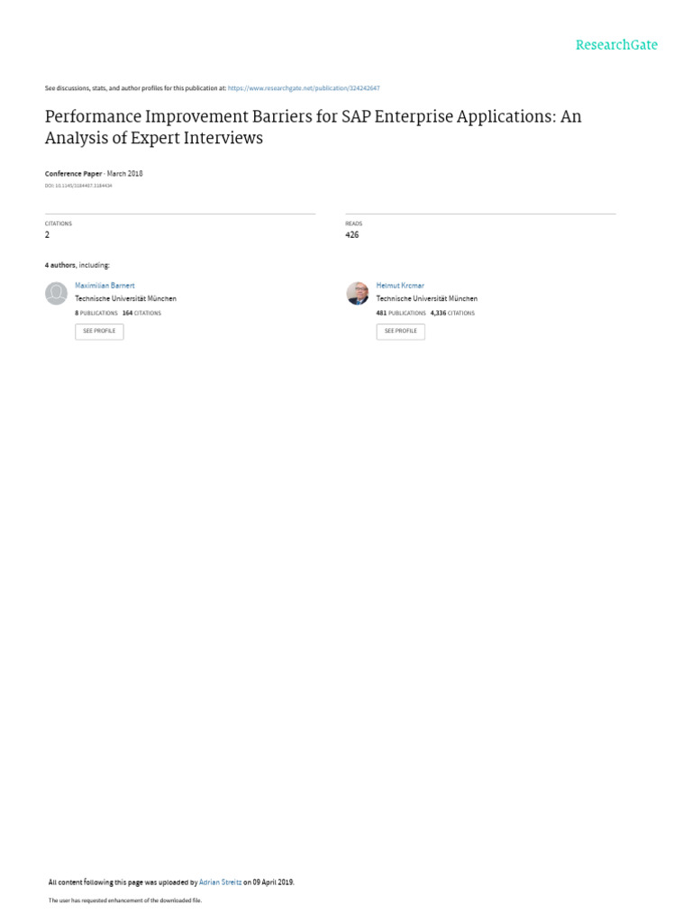2018 Icpe Streitz Performance-Barriers | PDF