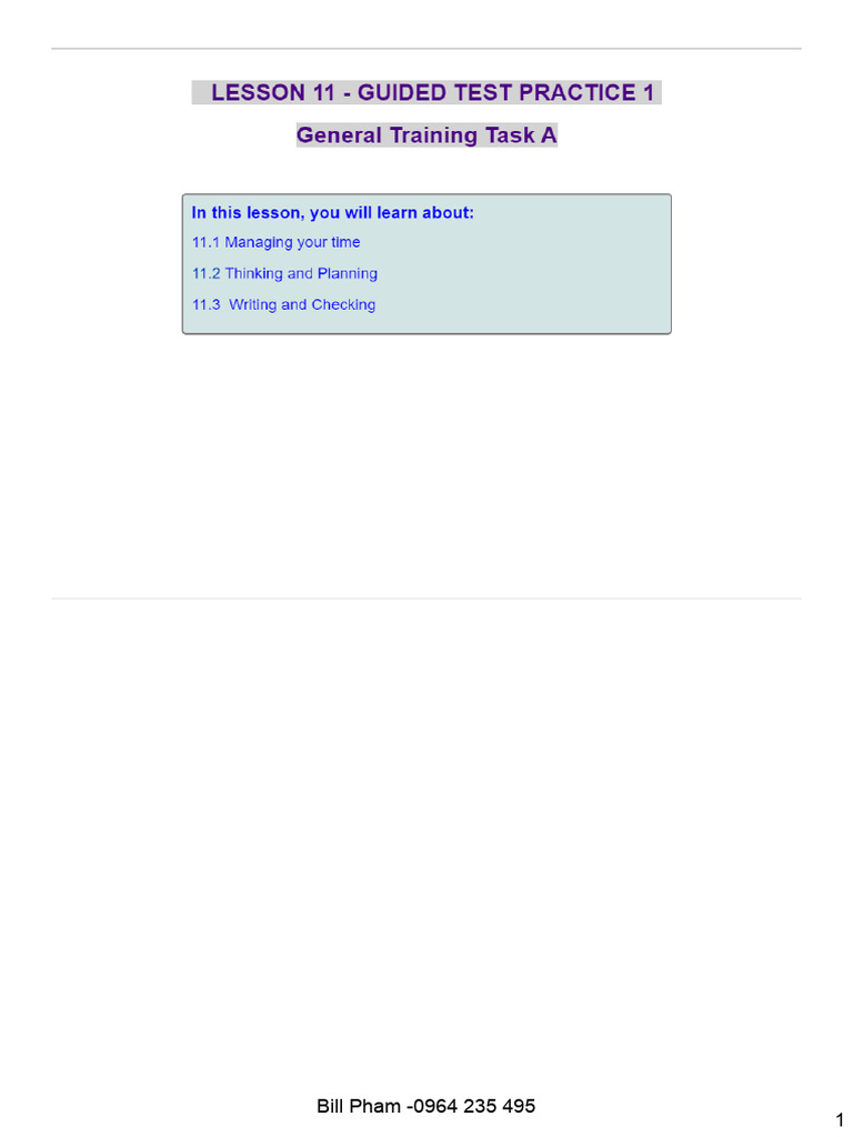 Writing Practice Part2 Section 2 | PDF