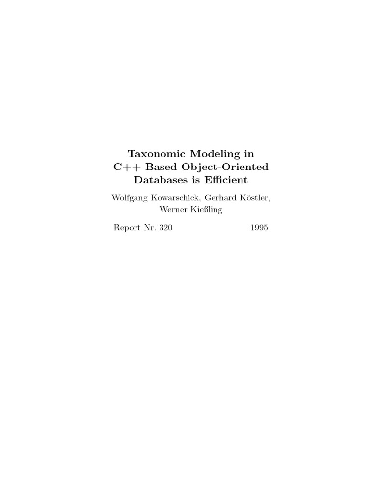 Taxonomic Modeling in C Based Object Ori | PDF | Method (Computer Programming) | Inheritance ...