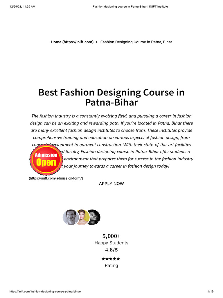 How To Find The Perfect Fashion Designing Course in Patna, Bihar | PDF