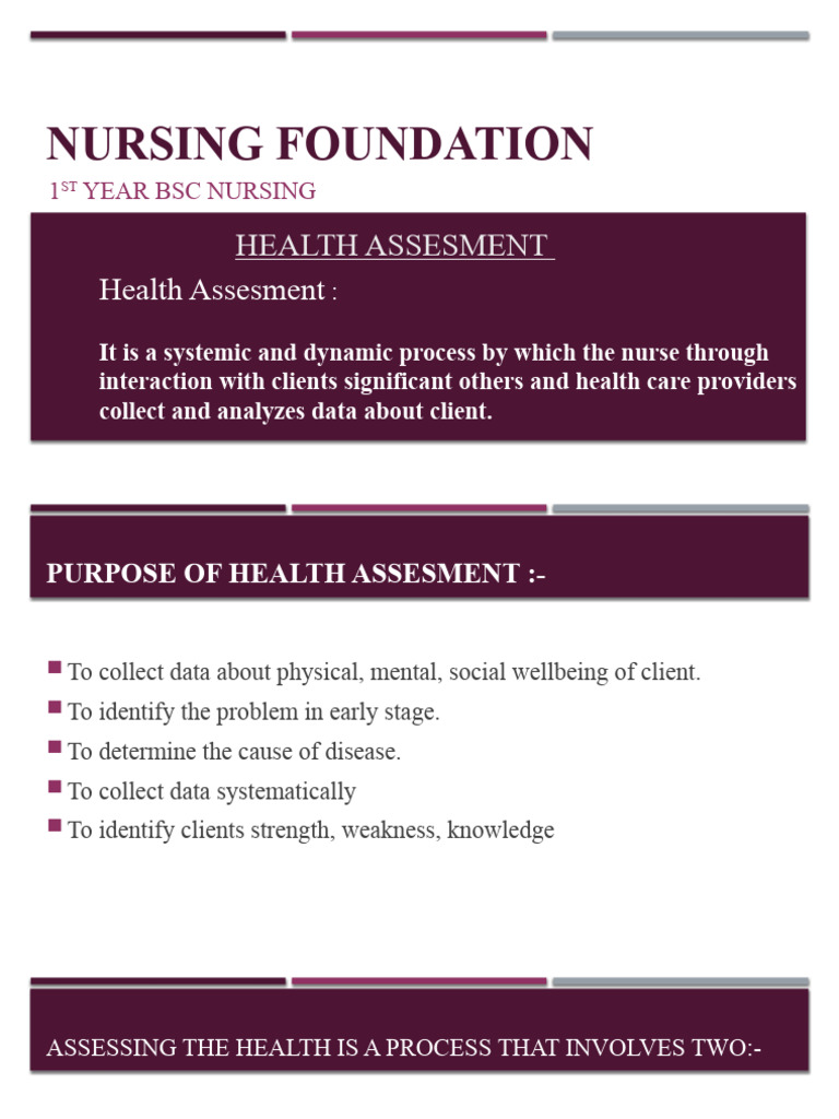 Health Assesment | PDF