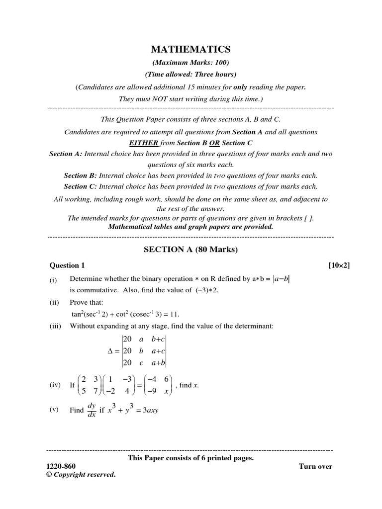 Mathematics 2020 | PDF