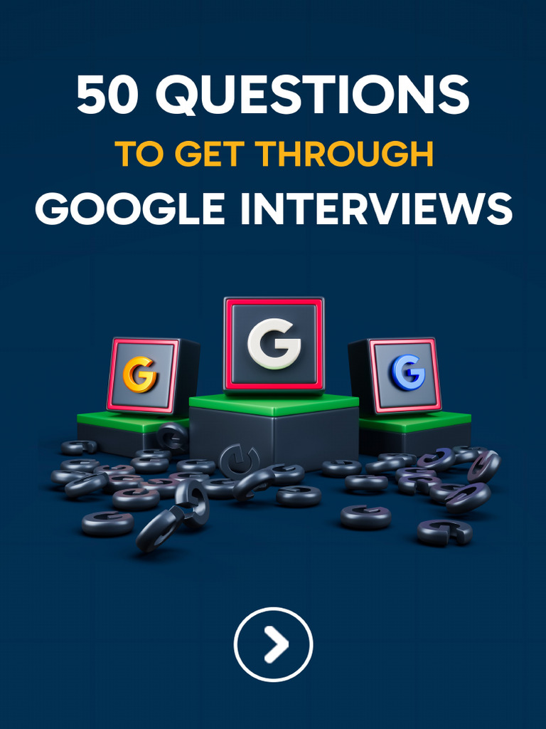 50 Questions To Get Through Google Interview | PDF | Division (Mathematics) | String (Computer ...