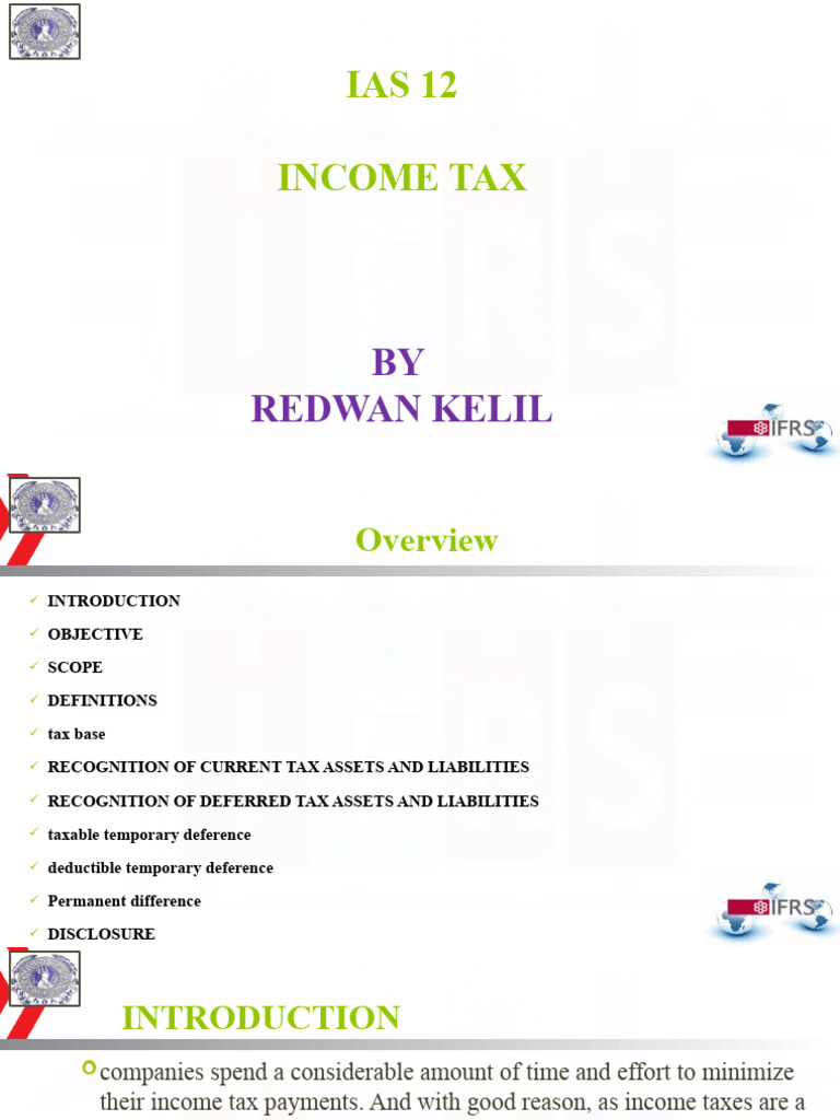 Ias 12 | PDF | Deferred Tax | Tax Deduction