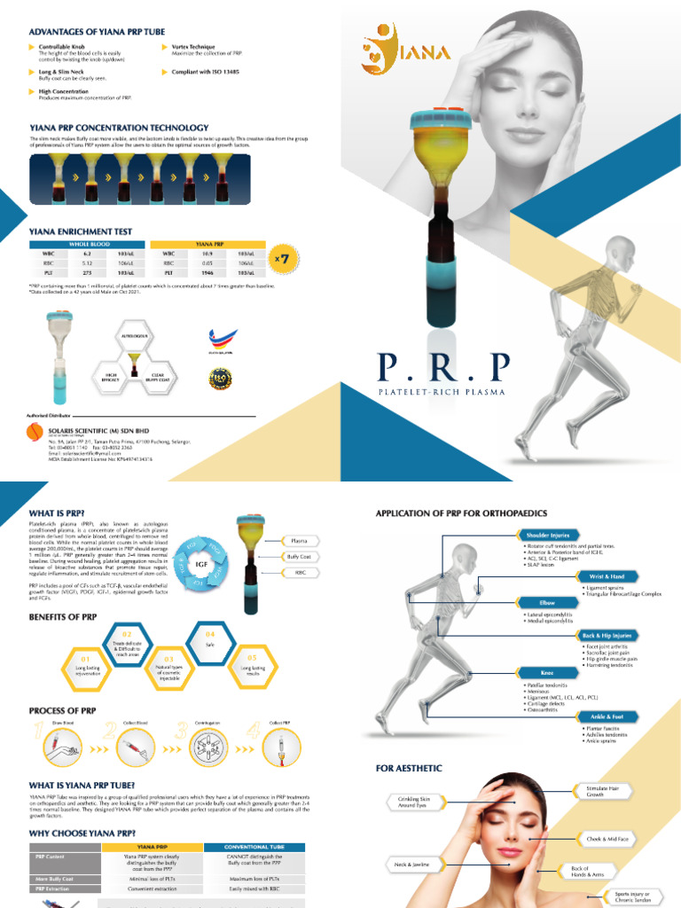 Yiana PRP Brochure | PDF