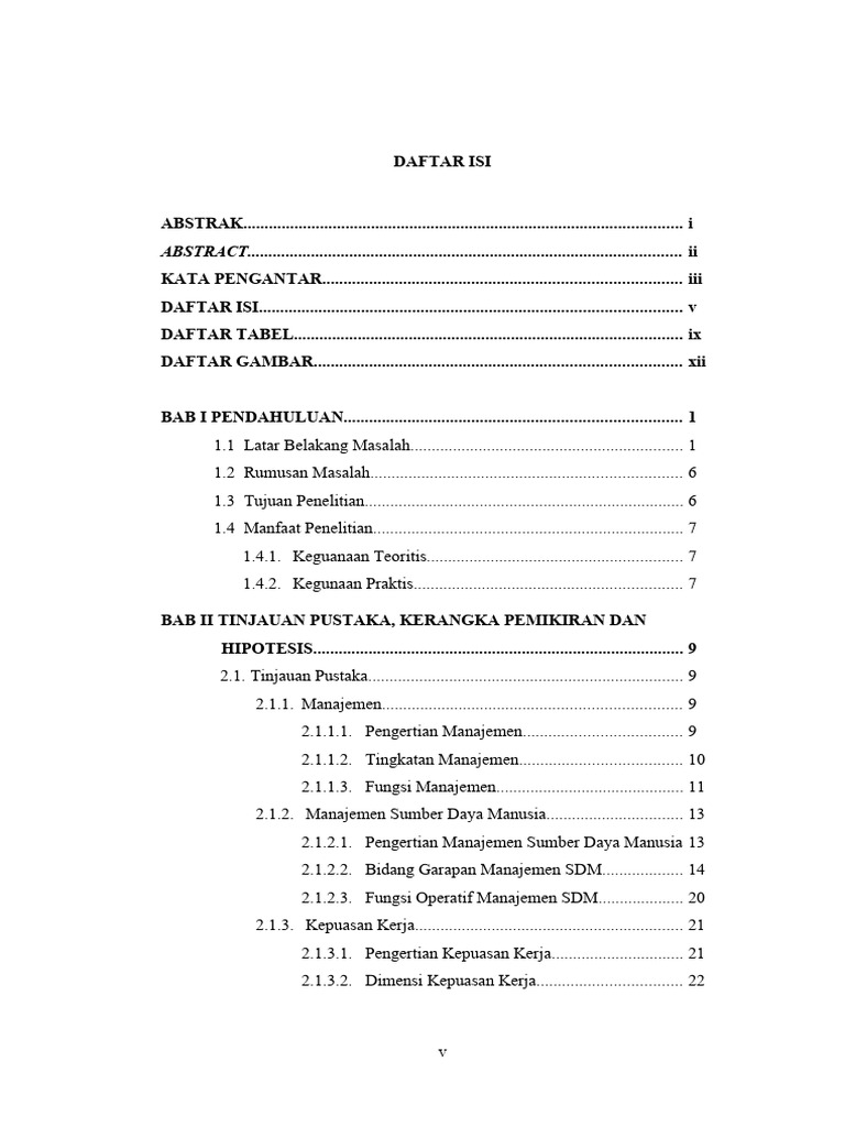 Daftar Isi | PDF