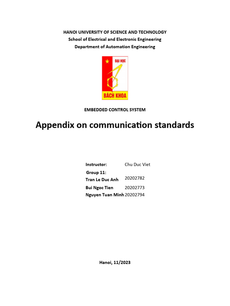 Appendix On Communication Protocols | PDF | Science & Mathematics | Computers