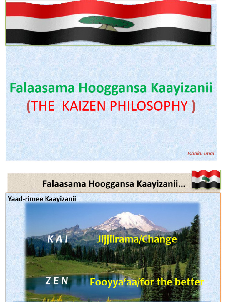 Falaasama Hoggansa KAIZEN | PDF