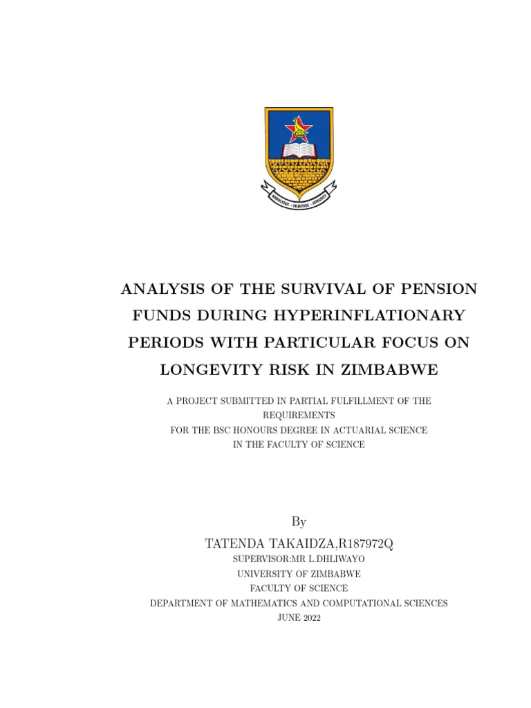Zimbabwe Pension Funds in Crisis | PDF | Pension | Defined Benefit ...