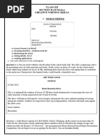 Report Writing Class 12 CBSE Format | PDF | Teachers | Nonviolence