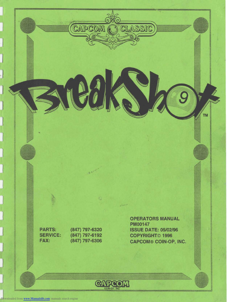 Break Shot | PDF