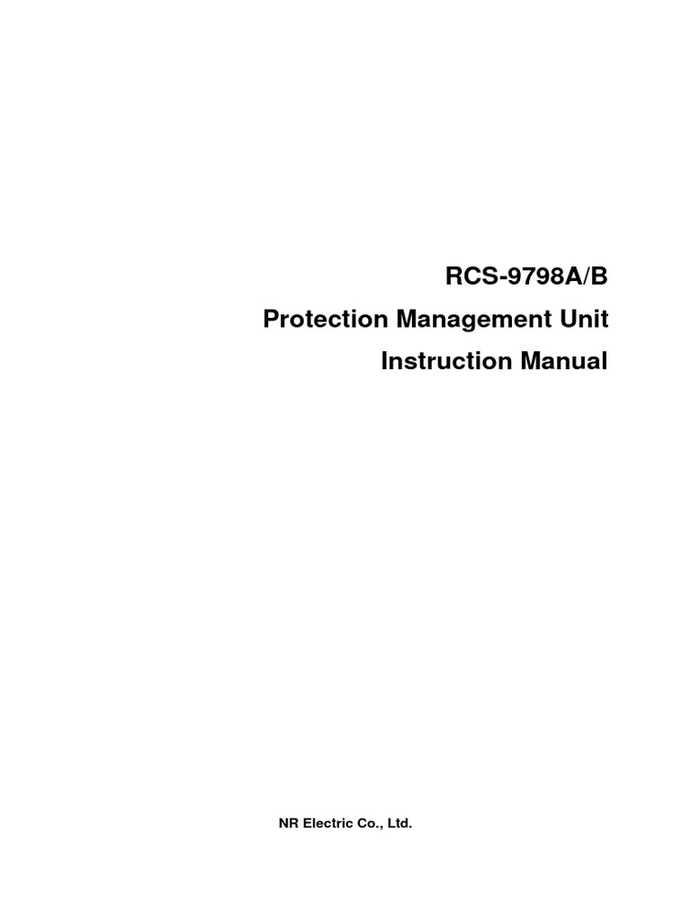 RCS-9798AB - Instruction Manual - EN - General - X - R1.02 - (EN ...