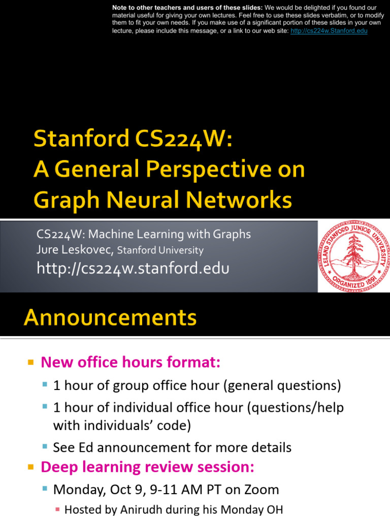 Xford Presentation GNN Part 3 | PDF | Computational Neuroscience | Applied Mathematics