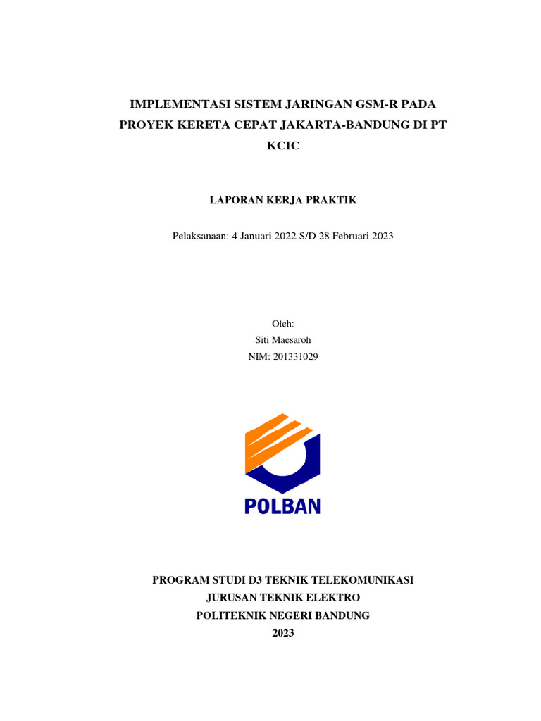 Siti - Maesaroh - Laporan KP | PDF