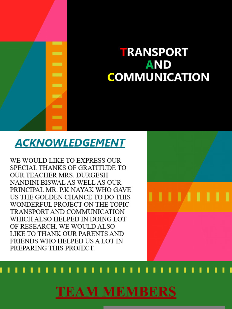 Transportation and Communication | PDF | Canal | Telecommunications