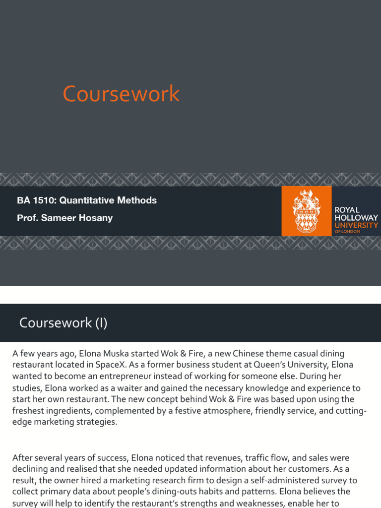 Coursework Preparation | PDF | Statistics | Data Analysis