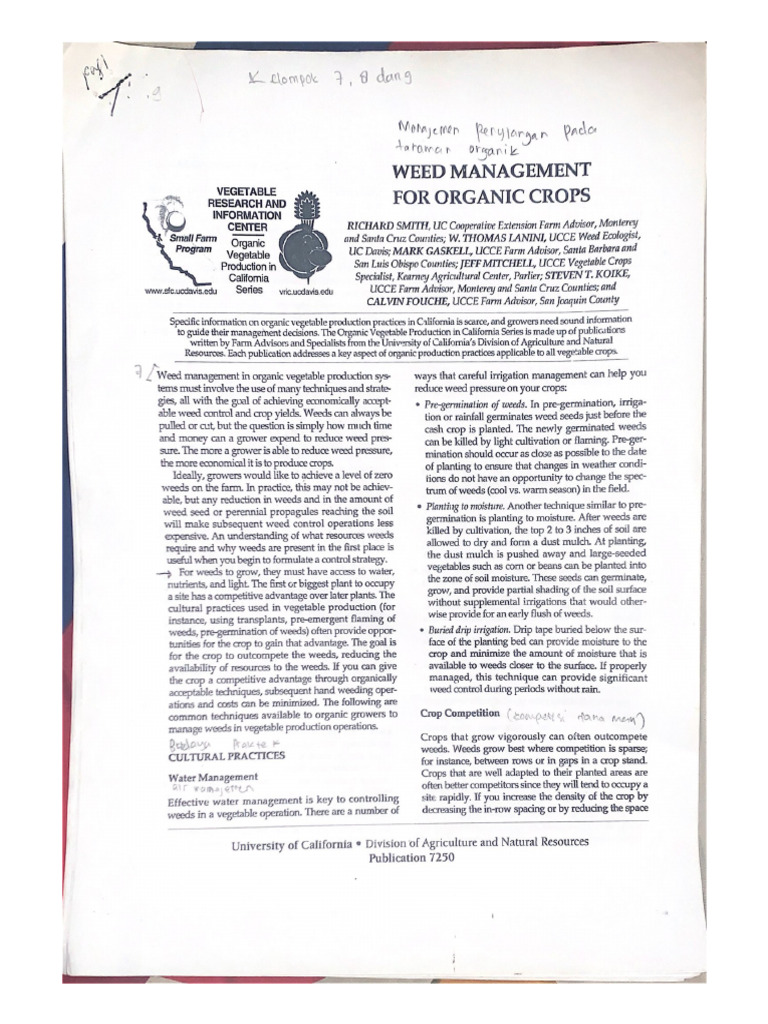 Weed Management | PDF