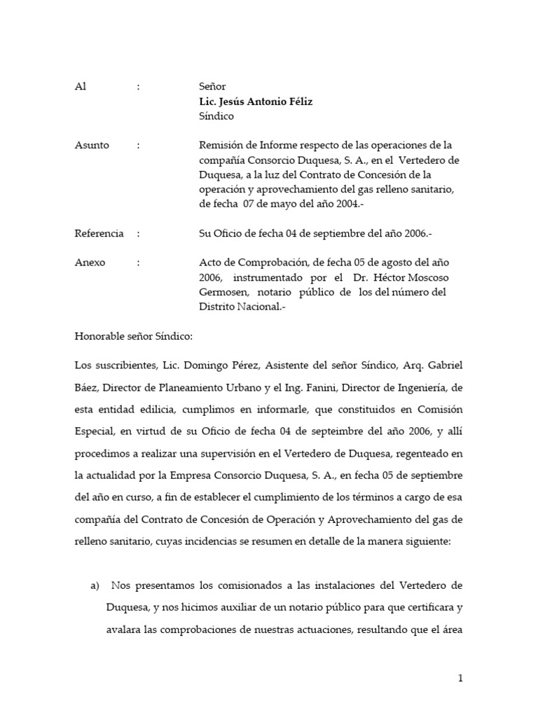 Informe Asdn | PDF
