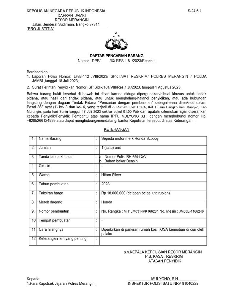 DPB New Perkaba | PDF