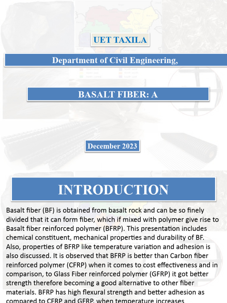 Basalt Fiber: Properties and Applications | PDF | Fibers | Composite ...