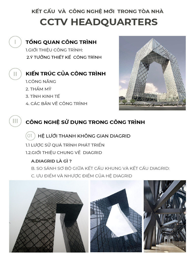 KẾT CẤU VÀ CÔNG NGHỆ MỚI TRONG TÒA NHÀ CCTV HEADQUARTERS | PDF