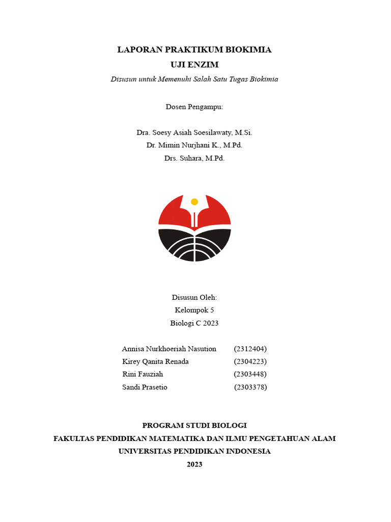 Laprak Enzim | PDF | Kesehatan Holistik | Sains & Matematika