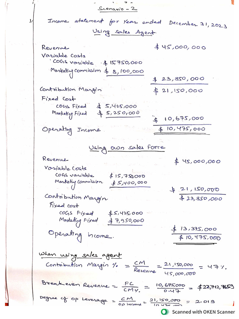 CMA Assignment | PDF