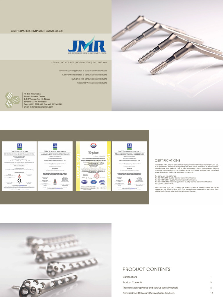 JMR-implant BVS Catalogue (Final) | PDF