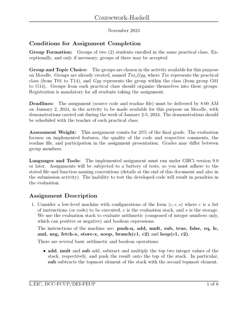 Assignment On Functional Programming | PDF | Boolean Data Type | Control Flow